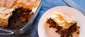 Filodeeg ovenschotel met linzen | Marieke Kookt Gezond