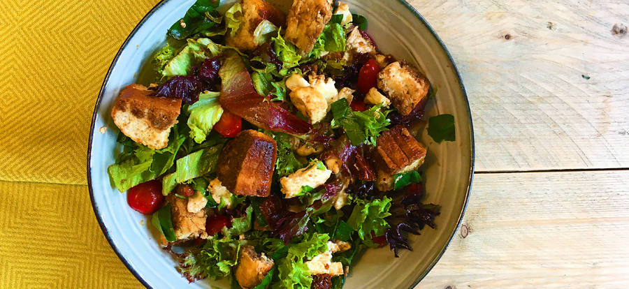 Italiaanse broodsalade recept | Marieke Kookt Gezond